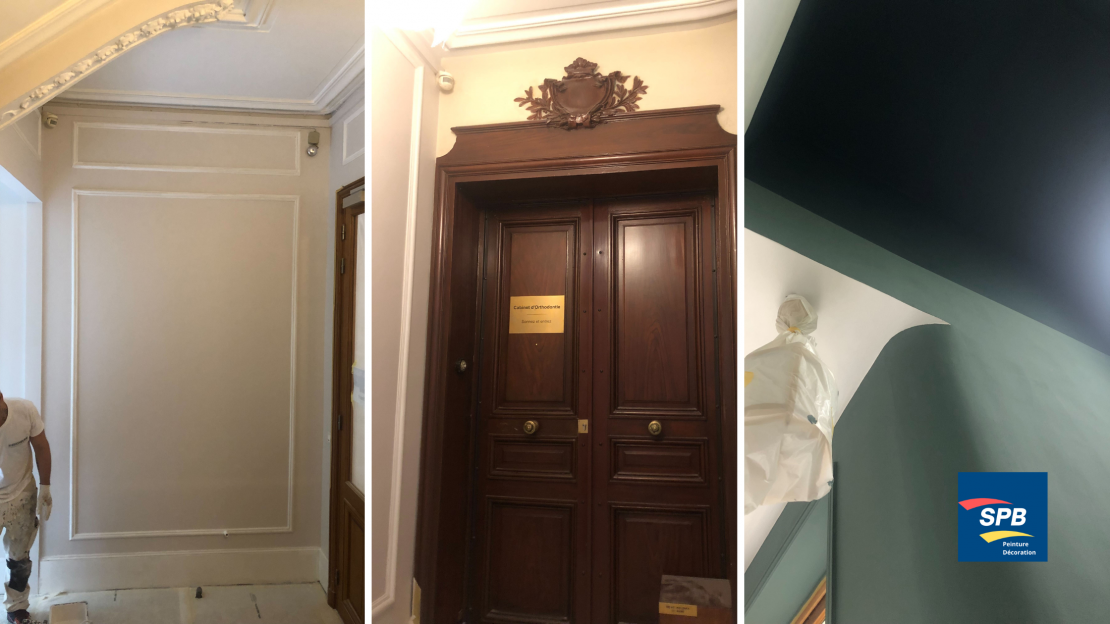 Rénovation d'un hall d'entrée à Paris (75012) - SPB Aussavy - Peinture ...